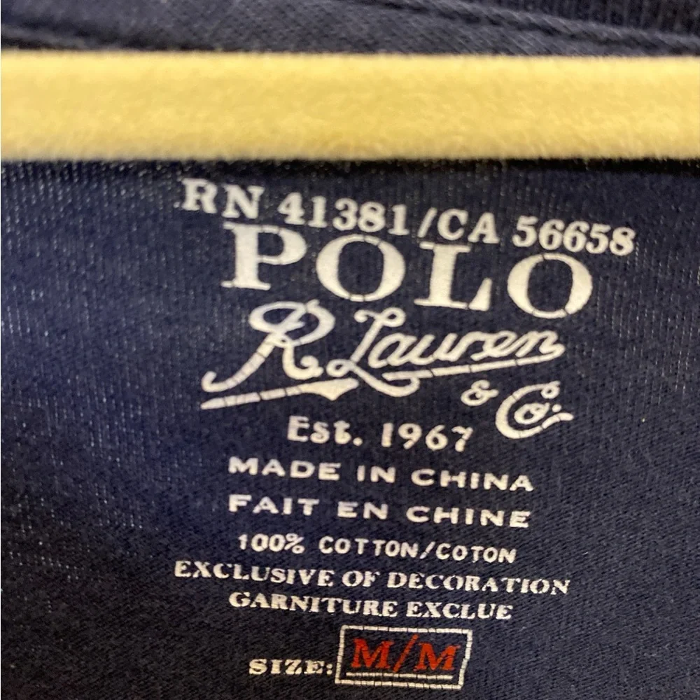 Polo Ralph Lauren | Shirts | Polo Ralph Lauren Long Sleeve Tee Navy Red ...